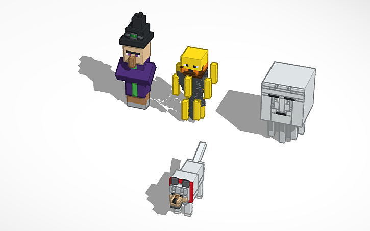 3D design Minecraft - Tinkercad