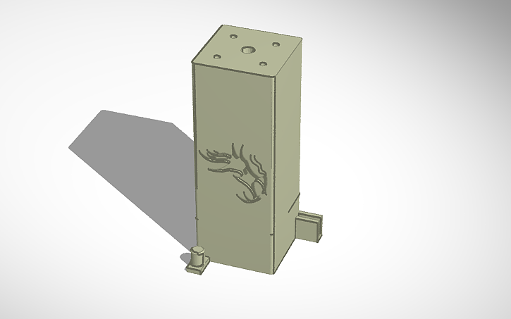 3D design Lack-Table-Extensions-L-Front | Tinkercad