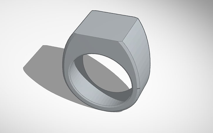 3D design Ring Template(Cr:ZDP189) - Tinkercad