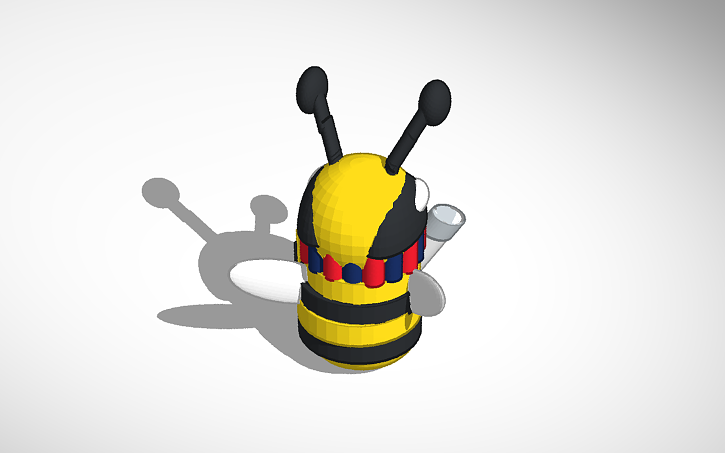 3D design bee - Tinkercad