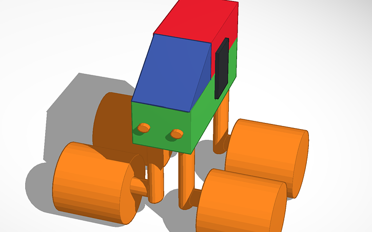 3D design the monster truck | Tinkercad