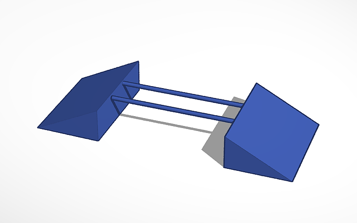 3D design ramp to rail to ramp | Tinkercad
