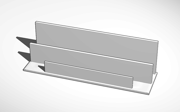 3D design iPad + iPhone 6 stand - Tinkercad