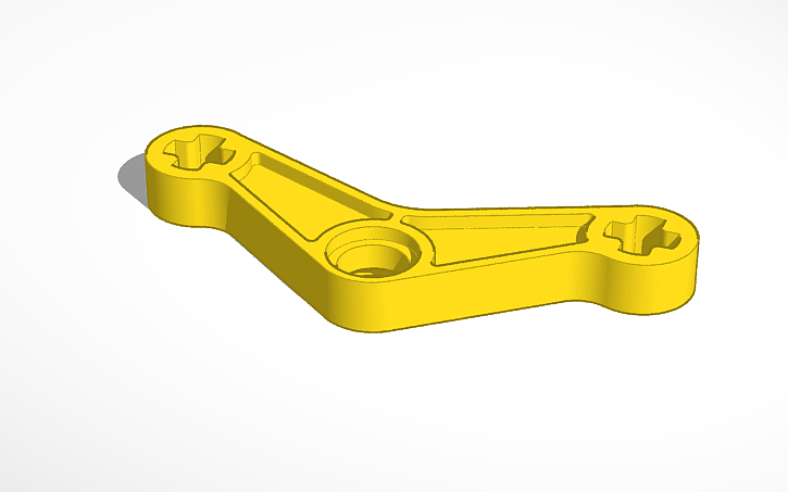 3D design Lego Technic Fork - Tinkercad