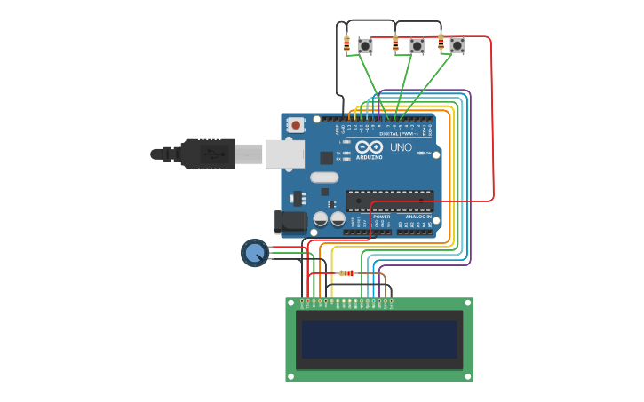 Circuit design Desafio 1.3 | Tinkercad