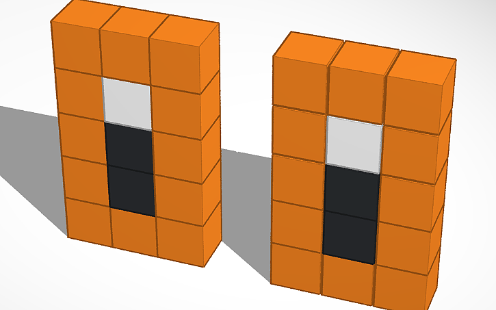 3D design Blaze's eyes. | Tinkercad