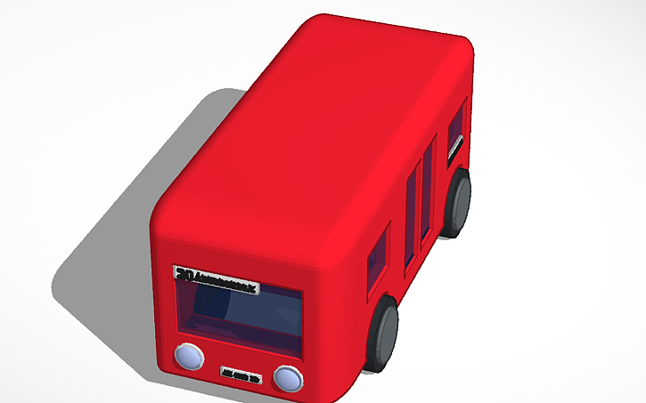 3D design Bus - Tinkercad