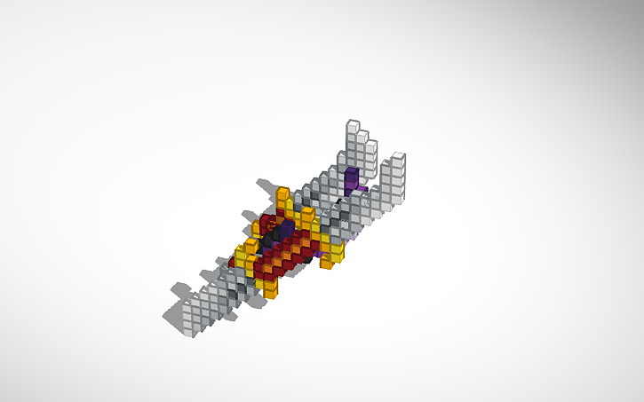 3D design Minecraft Dungeons:cutlass | Tinkercad