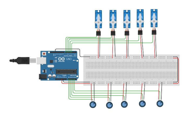 Circuit design Robótica - Semana 7 - Actividad 04 - Tinkercad