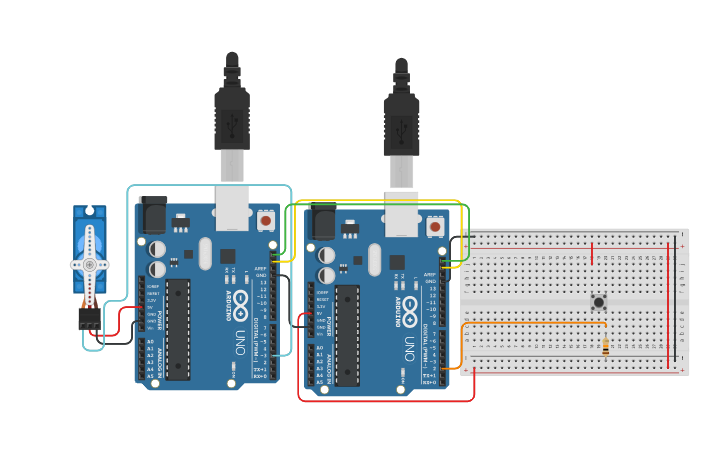 Circuit design IR_I2C - Tinkercad