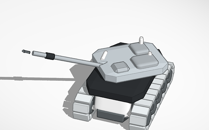 3D design TANK - Tinkercad
