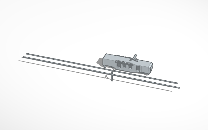 3D design unpainted kinkisharyo P3010 WITH WIRE LINE | Tinkercad