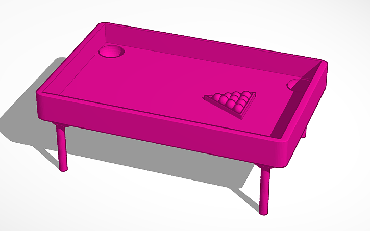 3D design pool table | Tinkercad