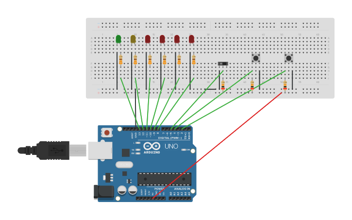 Circuit design Virtual Target Circuit | Tinkercad