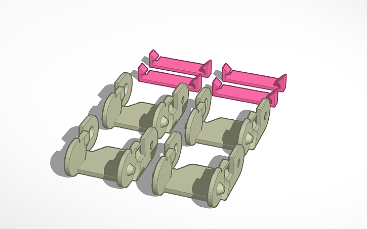 3D design cable chain - Tinkercad