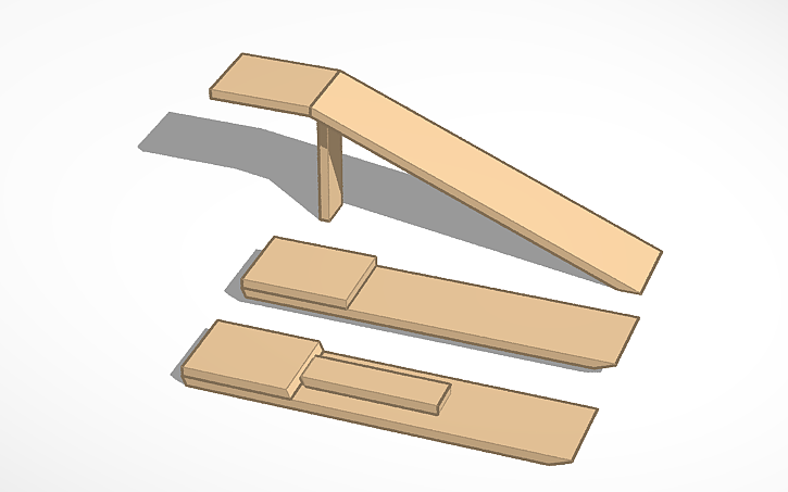 3D design Ramp for dogs - Tinkercad