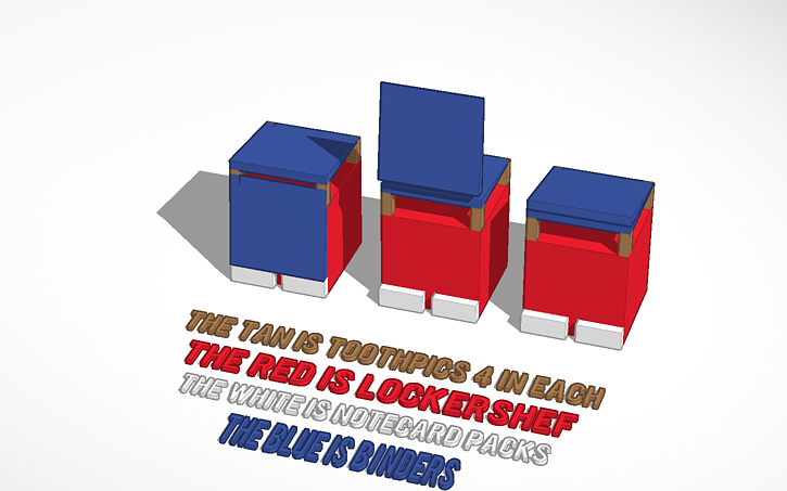 3D design Locker Garadge | Tinkercad