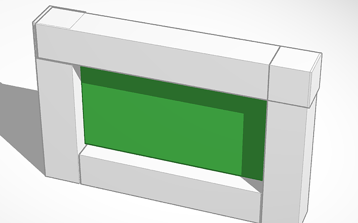 3D design Bulletin board - Tinkercad