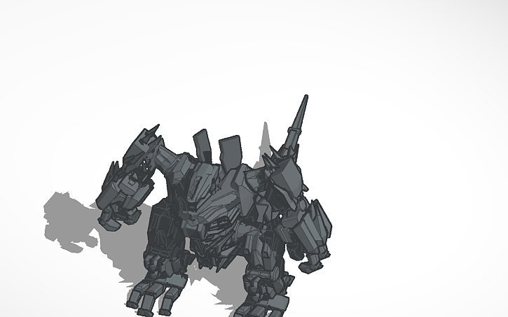 3D design Transformers WFC trypticon - Tinkercad