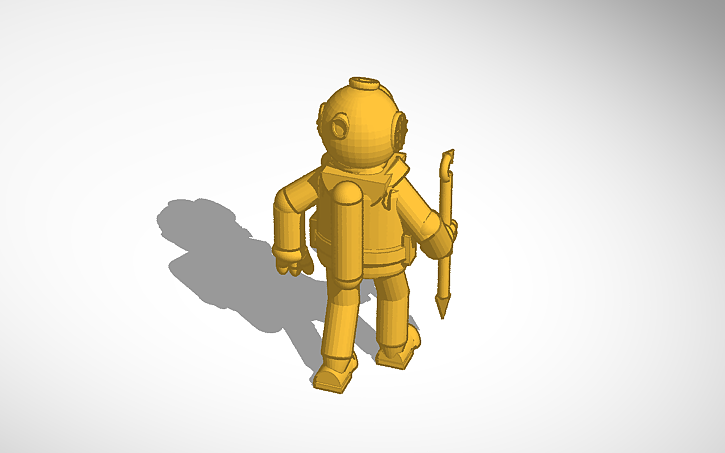 3D design Deep Sea Diver - Tinkercad