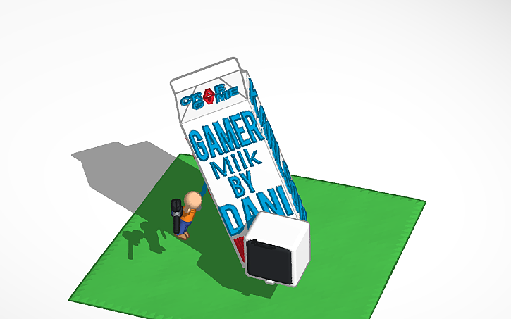 3D design Dani's GAMER milk | Tinkercad