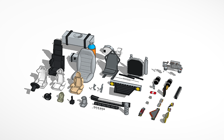 3D design Seats & more - Tinkercad