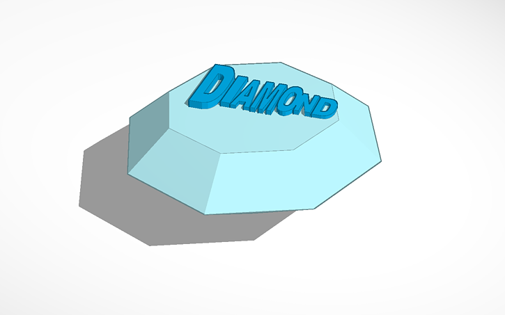 3D design diamond | Tinkercad
