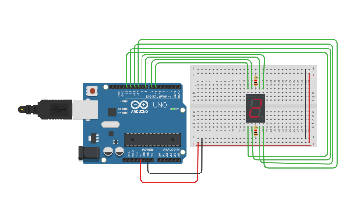 Circuit design PISONET - Tinkercad