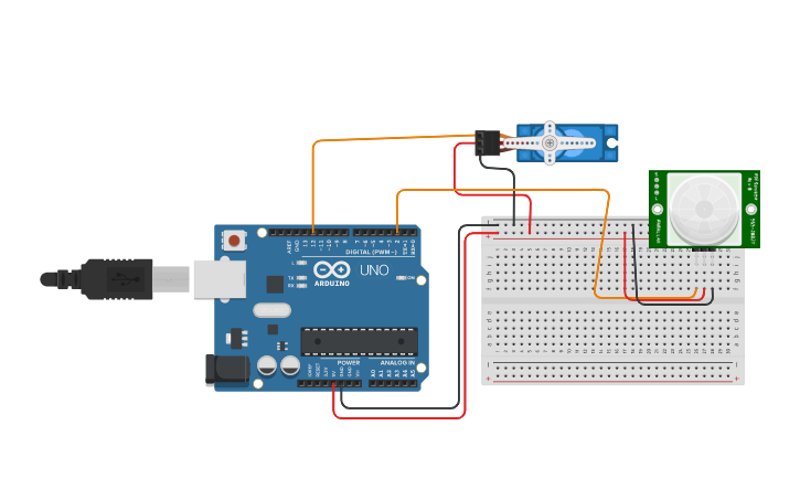 Circuit design Sensor | Tinkercad
