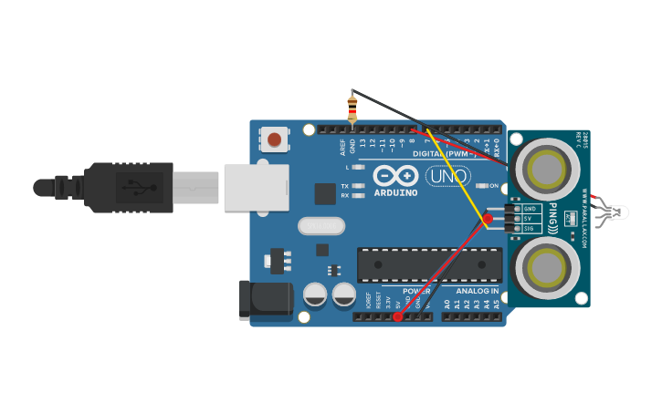 Circuit Design Pir Triggers Led Off Tinkercad