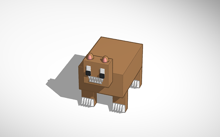 3D design Bear - Tinkercad