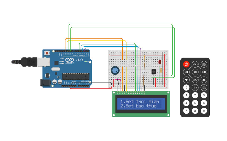 Circuit Design Project Alarm Digital Clock Tinkercad