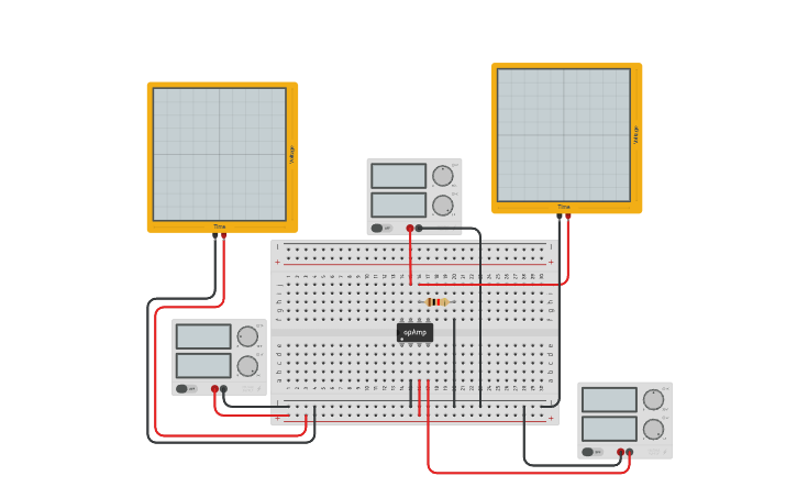 Circuit design Modul 8_Open Loop - Tinkercad