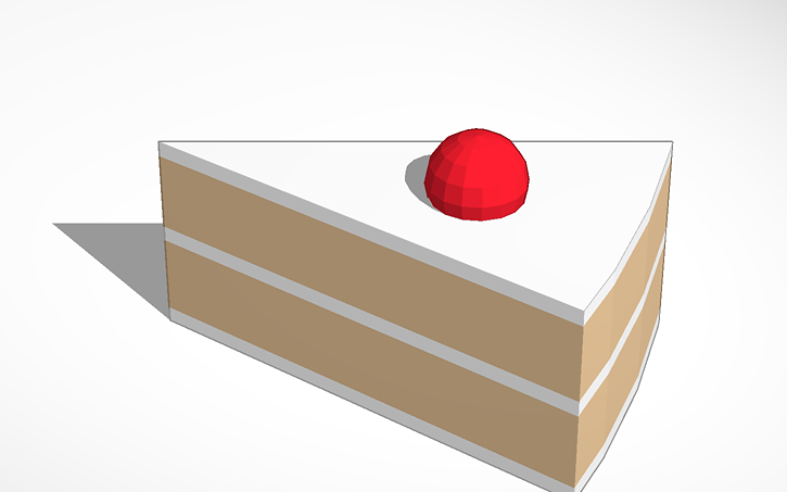 3D design Cake Slice | Tinkercad