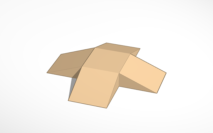 3D design 4-Way Platform Ramp #sweetjump - Tinkercad