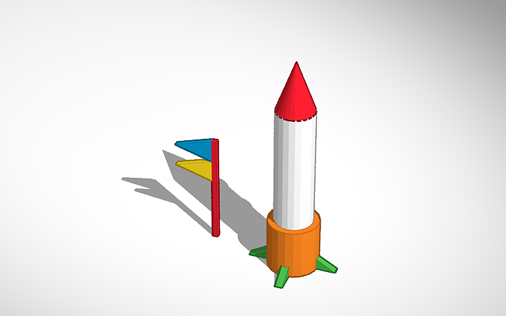 3D design рАкЕтА | Tinkercad