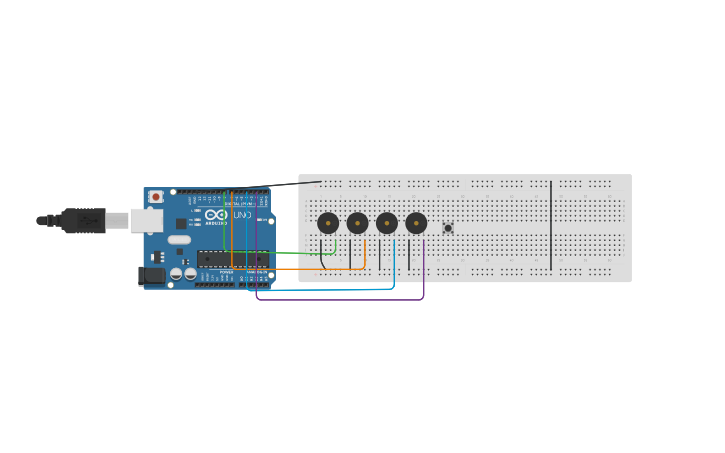 Circuit design Melodia a traves de arduino (codificada a texto) | Tinkercad Circuit design Melodia a traves de arduino (codificada a texto) | Tinkercad