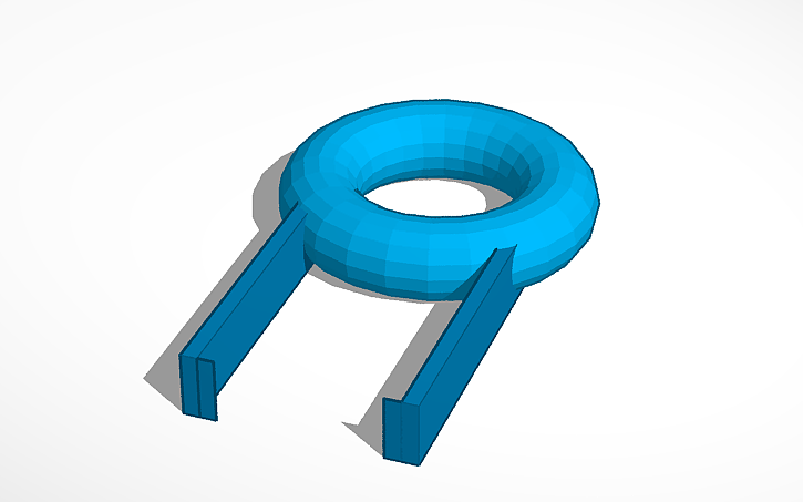 3D design key cap puller - Tinkercad