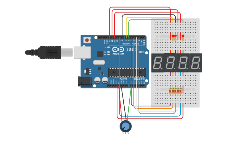 Circuit design 7.1c | Tinkercad