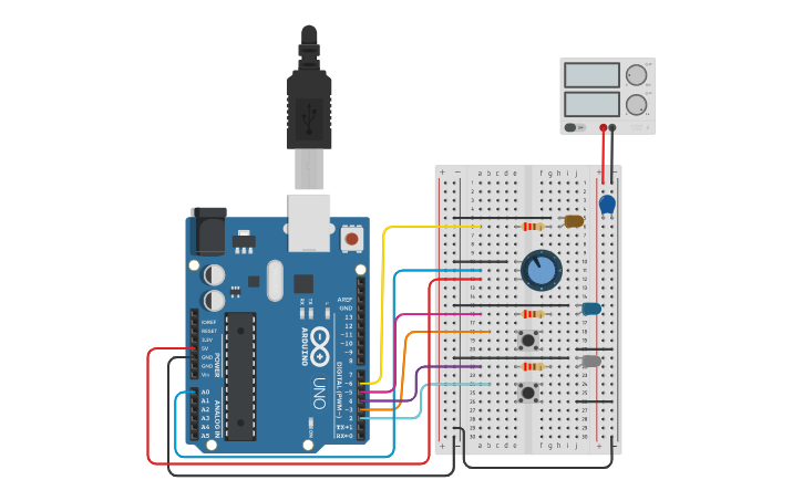 Circuit design Lab01-A Clark | Tinkercad