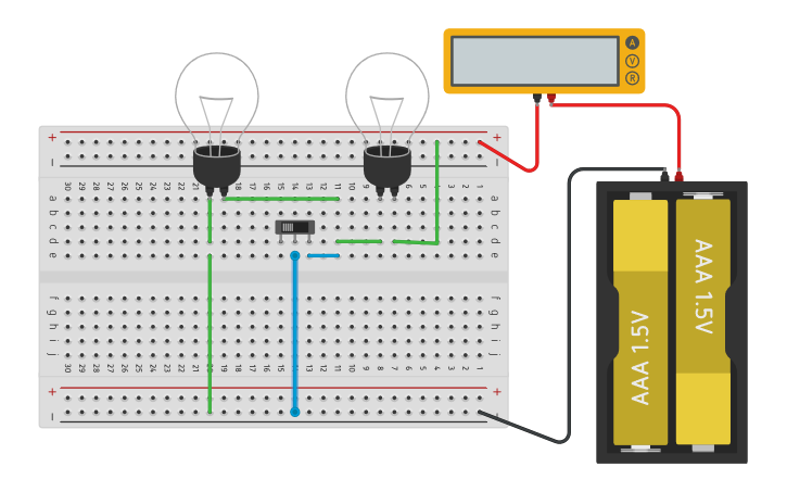 Circuit Design Schaltungen 2 Aufgabe 5 Tinkercad