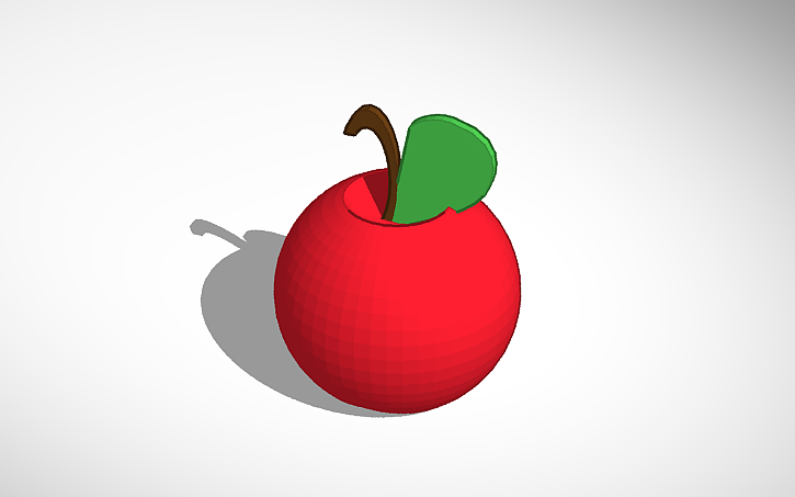 3D design Apple - Tinkercad
