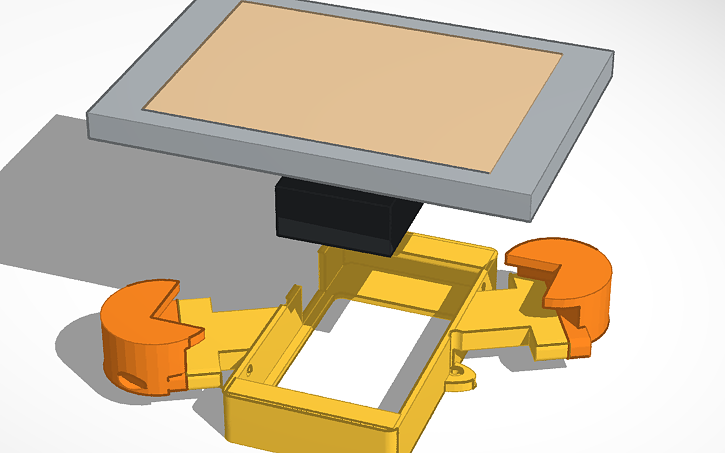3D design Compact box tablet mount | Tinkercad