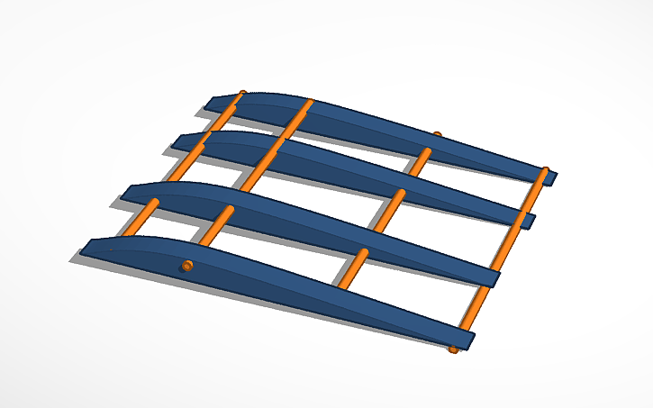 3D design wing assembly - Tinkercad