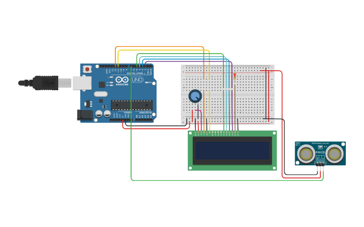 Circuit design Ultrasonic Distance Sensor with Moving Average Filter ...