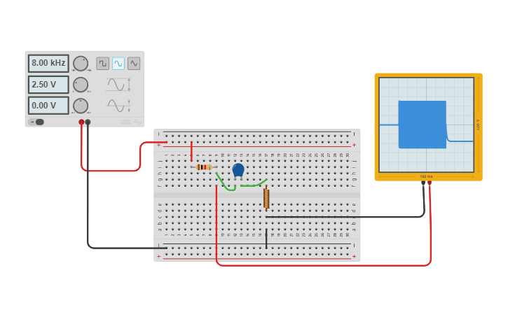 Circuit design Design of a RLC filter circuit - Tinkercad