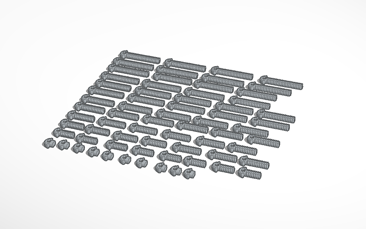 3d Design Screws Tinkercad