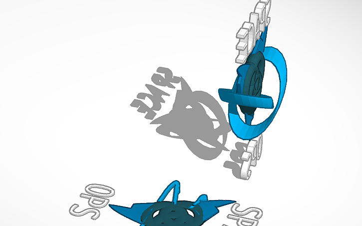 3D design Space Ops Logos | Tinkercad