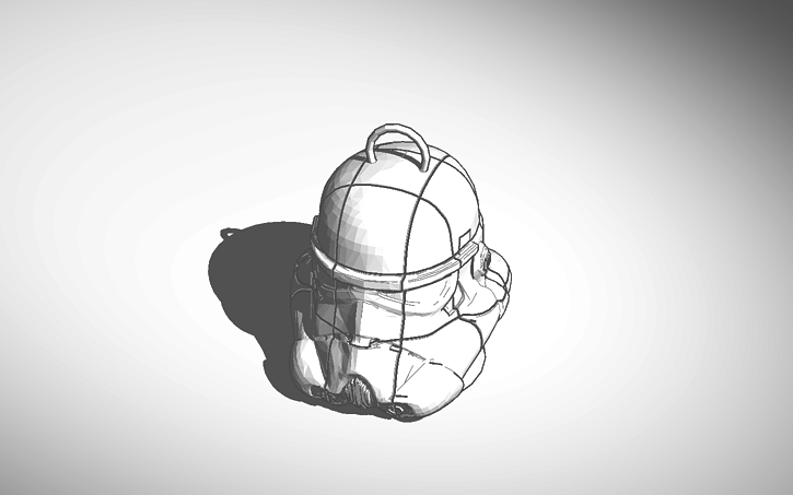 3D design Stormtrooper keychain | Tinkercad