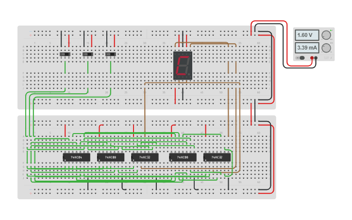 Circuit design ACTIVITY 8 - 3-VARIABLE K-MAP | Tinkercad